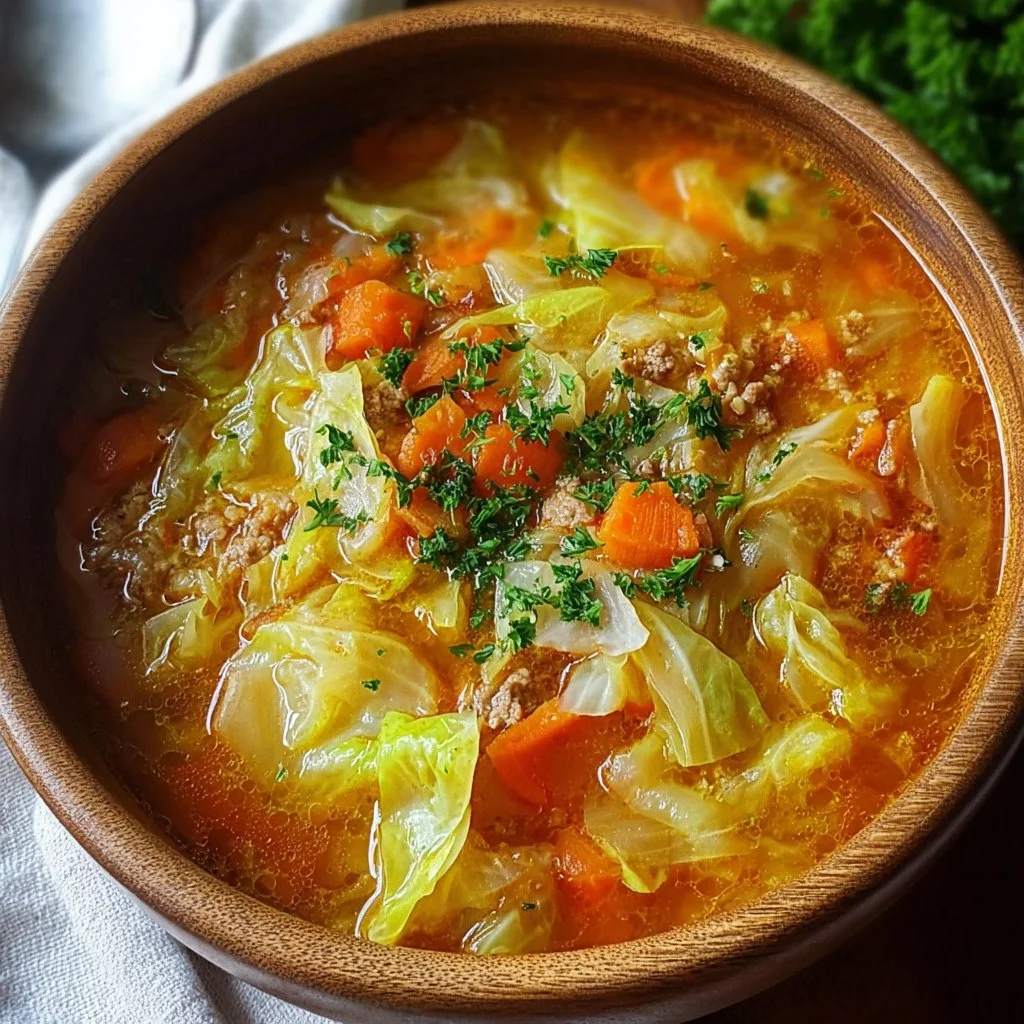 Comforting Cabbage Soup: Easy Beef & Veggie Recipe