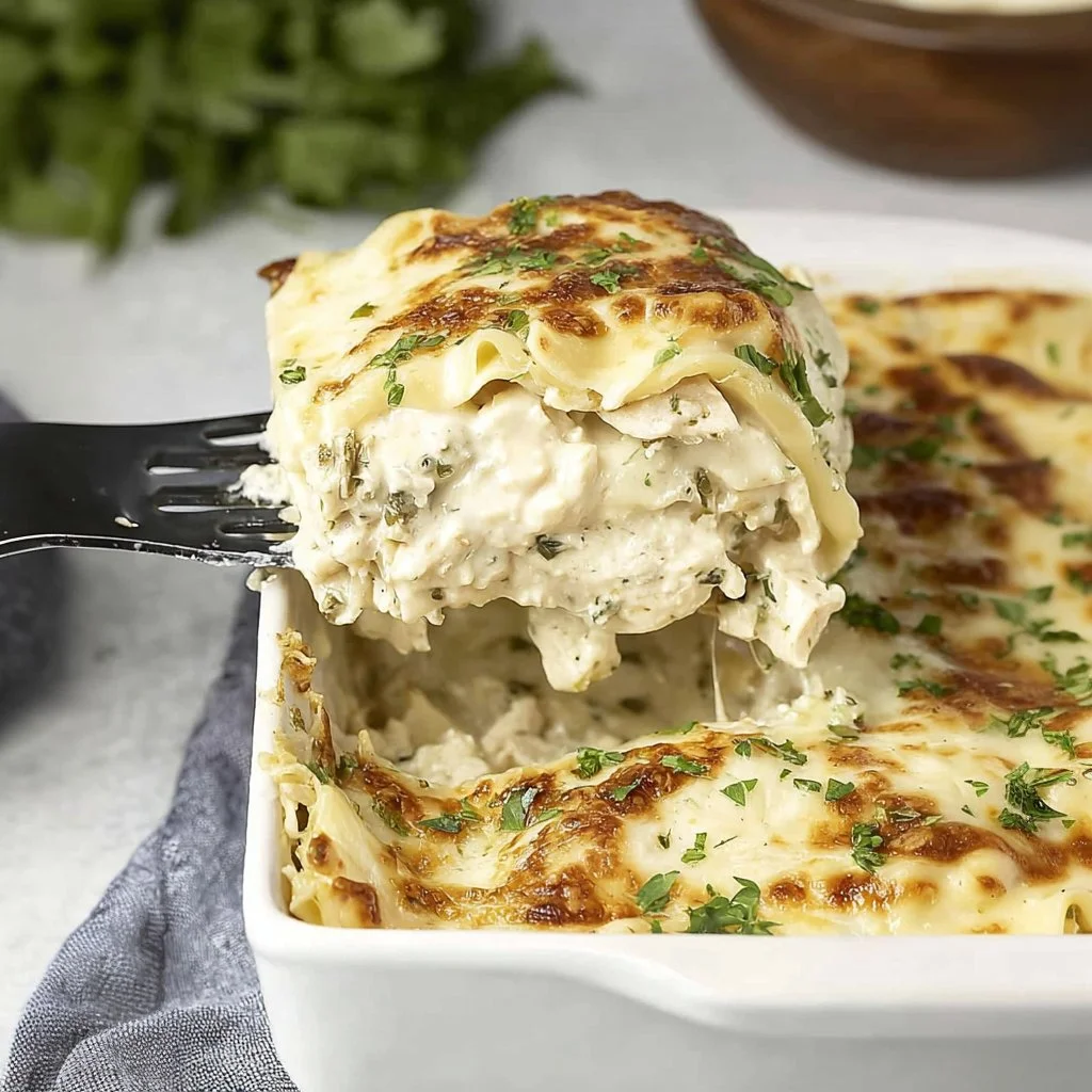 White Chicken Lasagna