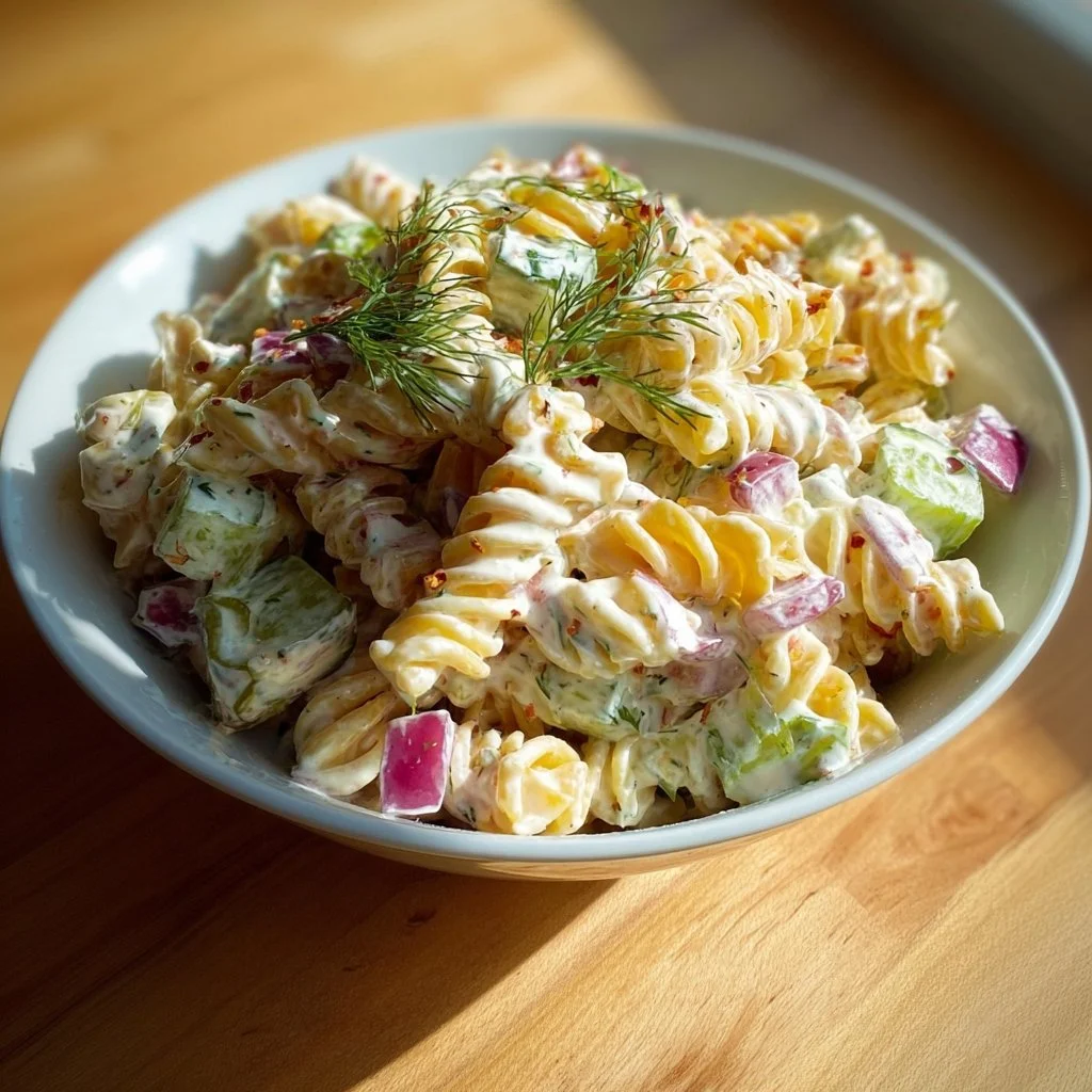 Dill Pickle Pasta Salad: A Wholesome Summer Delight